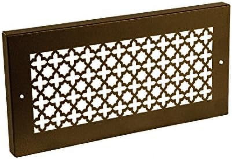 Bronze Series Victorian Rectangular Baseboard Grille - Oil Rubbed ...