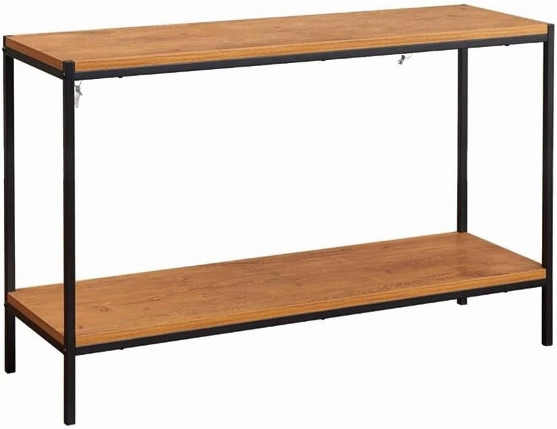 **brooklyn series industrial console table, modern rustic wood accent ...