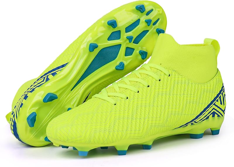 brooman Men Firm Ground Soccer Cleats Big Kids Youth Outdoor Football ...