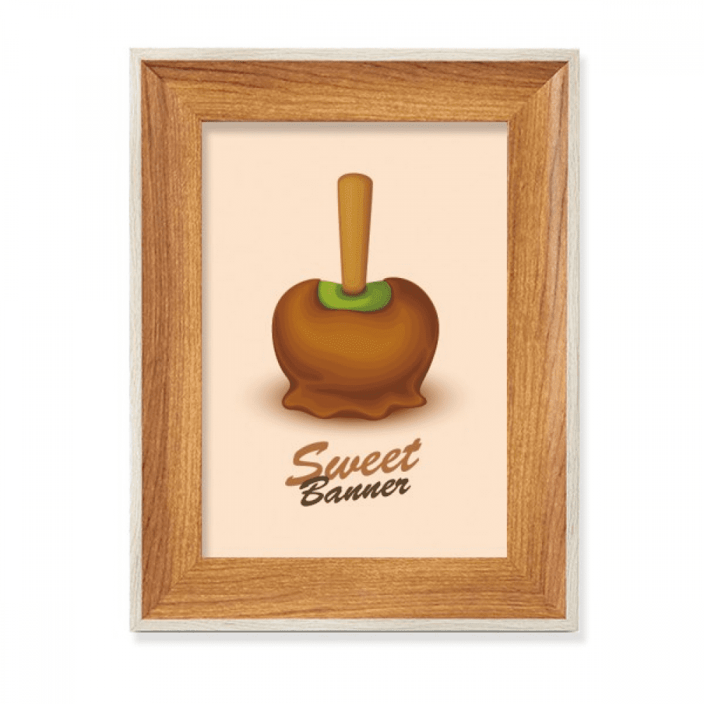 brown green chote ice desktop wooden photo frame display picture art ...