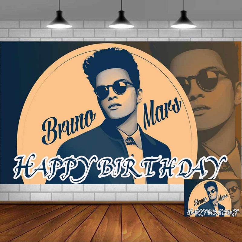 bruno mars Backdrop Banner Party Supplies Poster Movie Theme Background ...