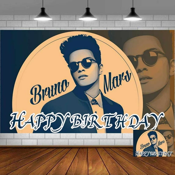 bruno mars Backdrop Banner Party Supplies Poster Movie Theme Background ...