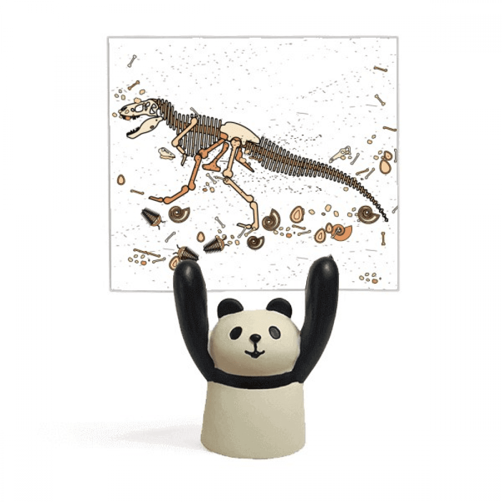 bs b miniature dinosaur Memo Holder Cartoon Animal Panda Stand ...