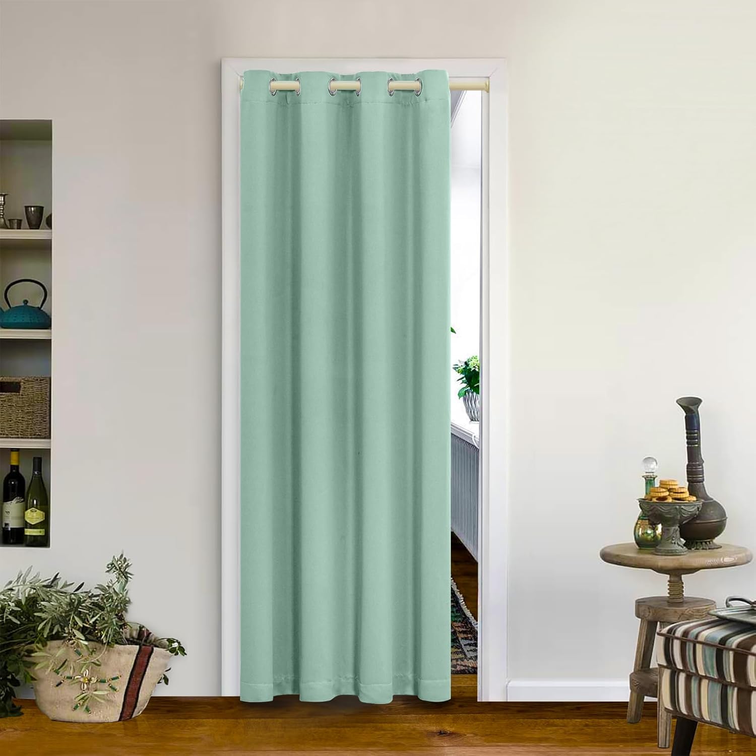bsyrew Mustard Yellow Curtains for Bedroom 63 Inches Length Blackout ...