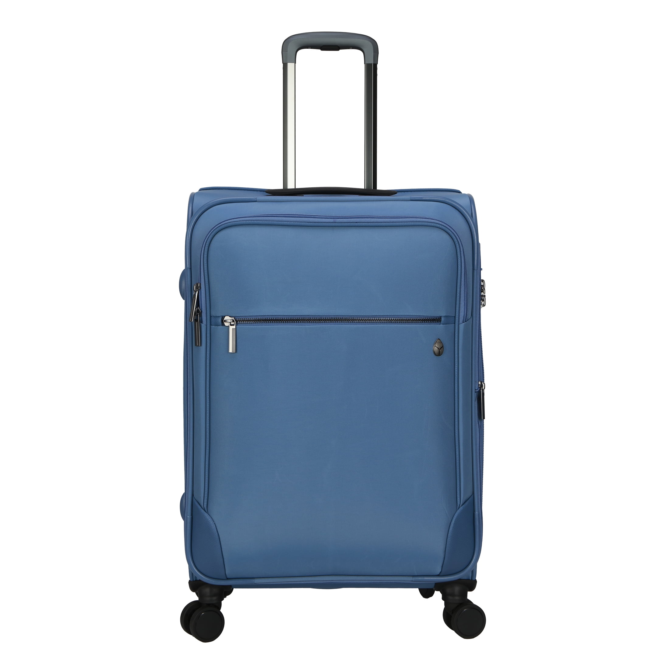 btL 24-inch Checked Expandable Nylon Softside Checked Upright Luggage ...