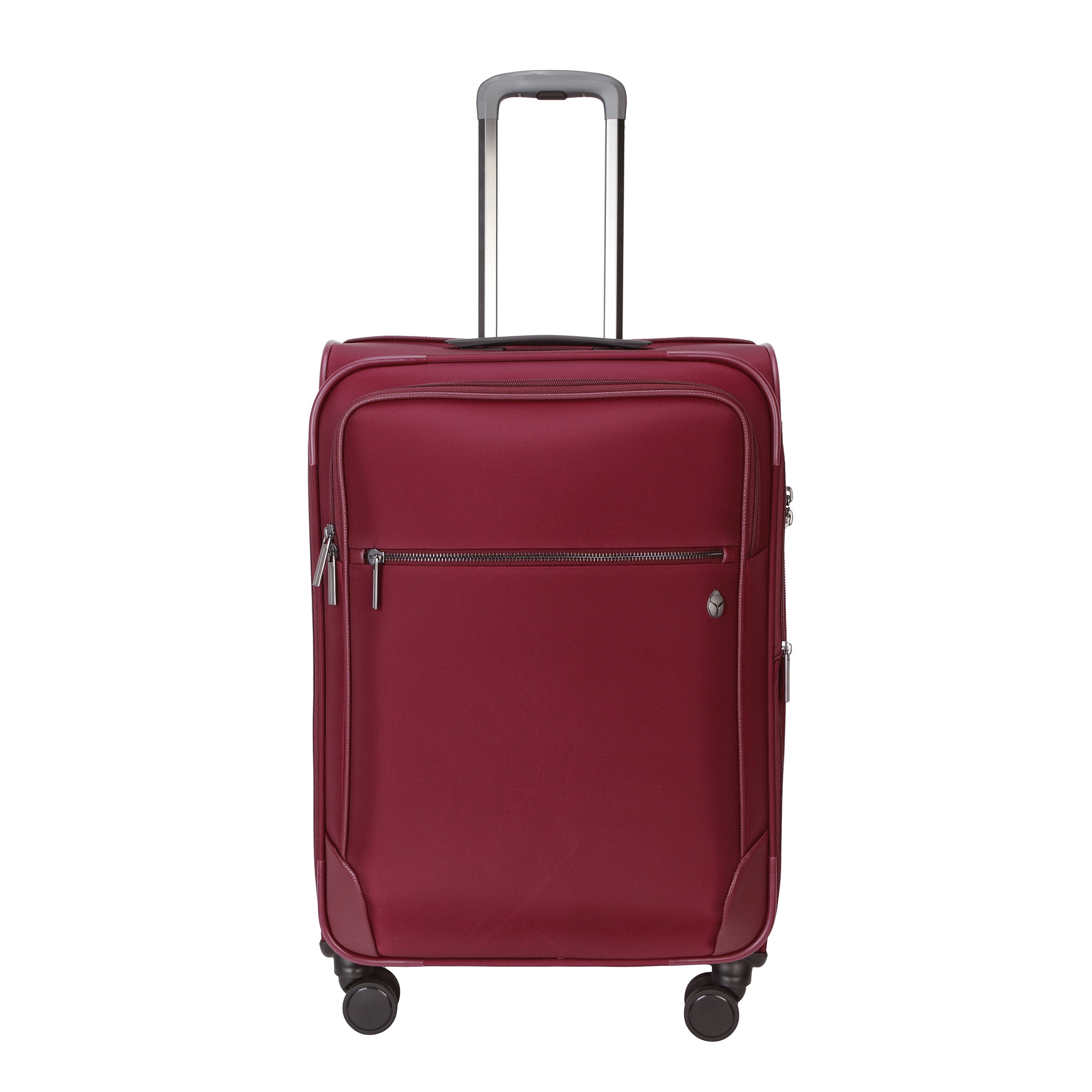 btL 24-inch Expandable Nylon Softside Checked Upright Luggage With 360 ...