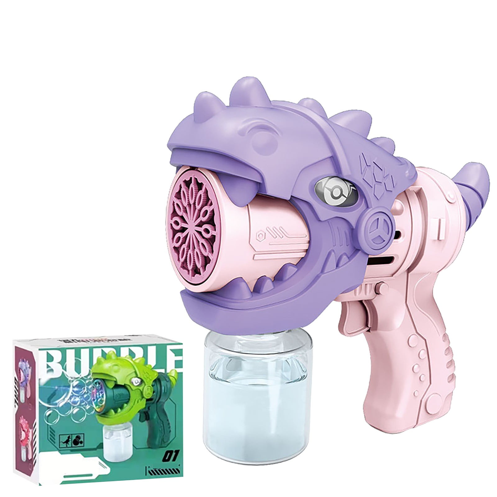 bubble guns for toddlers 1-3 electric dinosaur bubble machine toys for ...