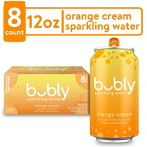 bubly Strawberry Sunset Sparkling Water, 12 fl oz, 8 Pack Cans ...
