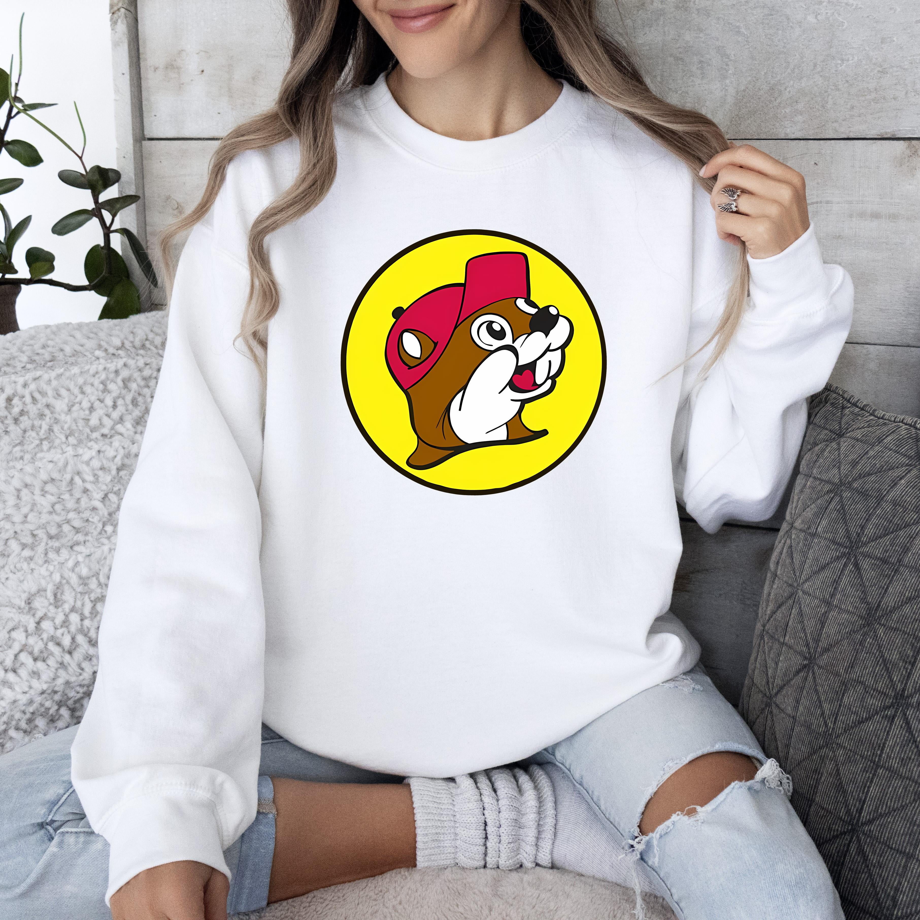 buc-ee-39 s-logo-merchandise-red sweatshirt, for men & women, up to ...