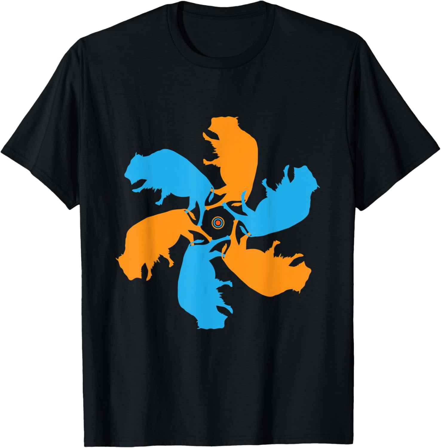 buffalo Animal Mandala Pattern T-Shirt - Walmart.com