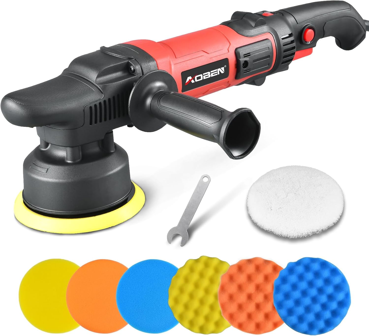 **buffer polisher,5 inch da car polisher,long orbit 16mm random buffer ...