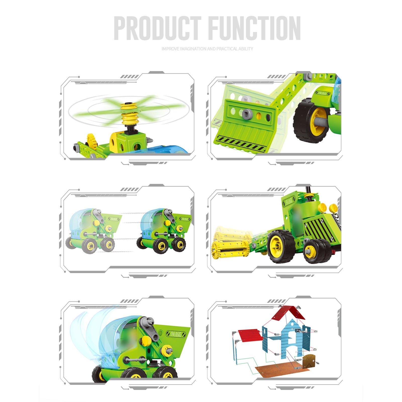 building blocks,Farm In1 Kids 153pcs 5 Kids 5 Stem 8 In1 Stem 8 ...