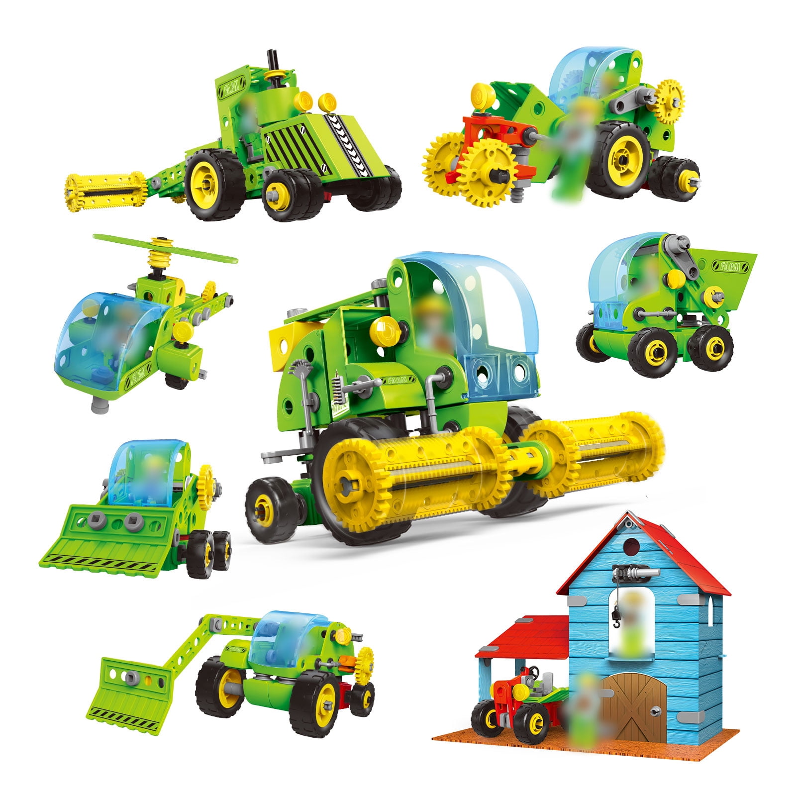 building blocks,Kids 153pcs Blocks Stem Education Diy 5 Children Stem 8 In1 Kids 6in1 Diy 153pcs ...