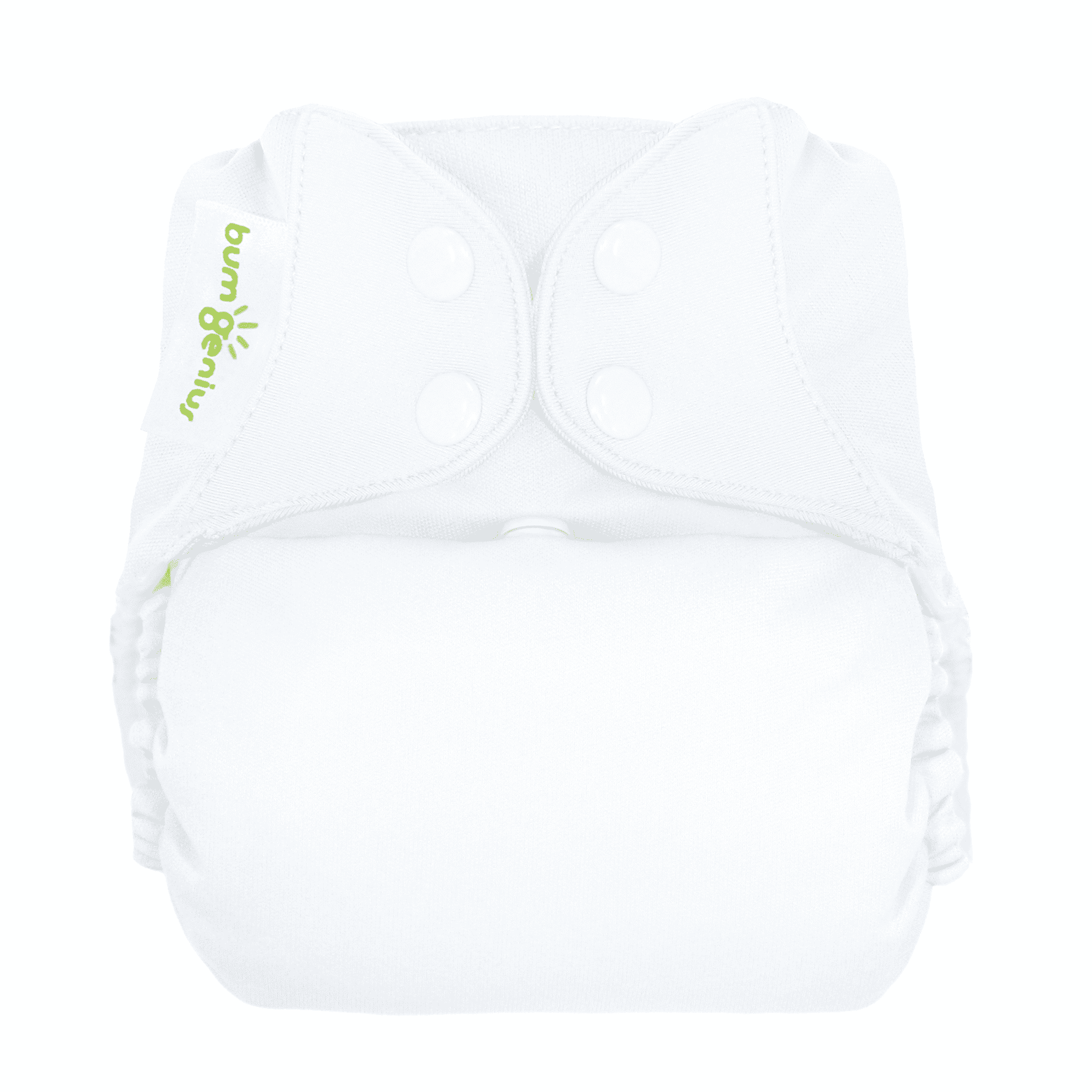 bumGenius Freetime All-In-One One-Size Stay-Dry Cloth Diaper - White ...
