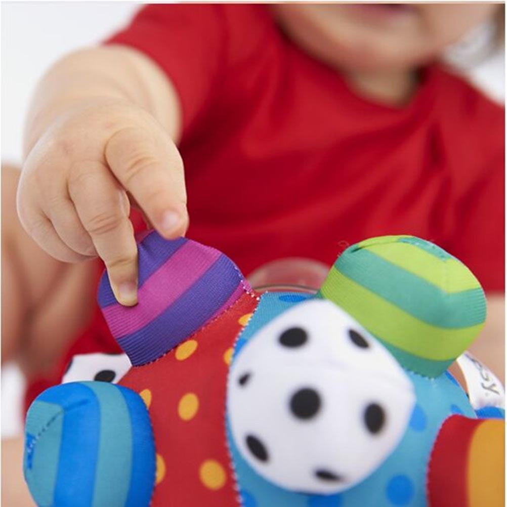 WRISTBIQUE Bumpy Ball Rattle Toy Multicolor Cloth Plastic Entertainment ...