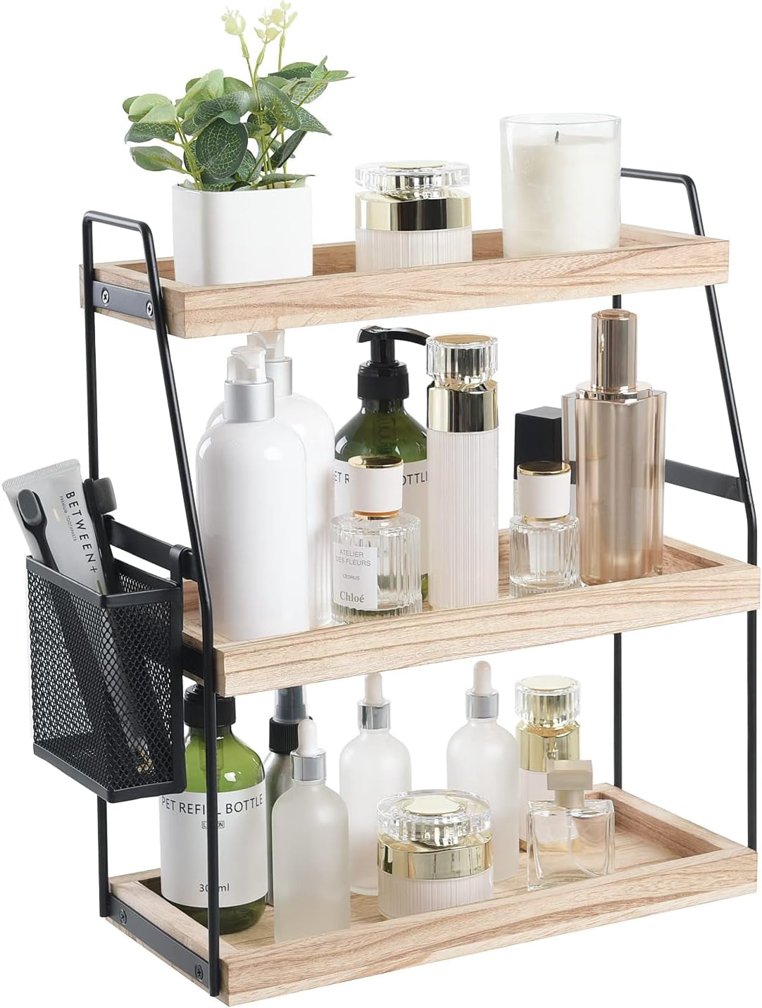 buonrpmg Bathroom Organizer Countertop 2-Tier Standing Counter Shelf ...