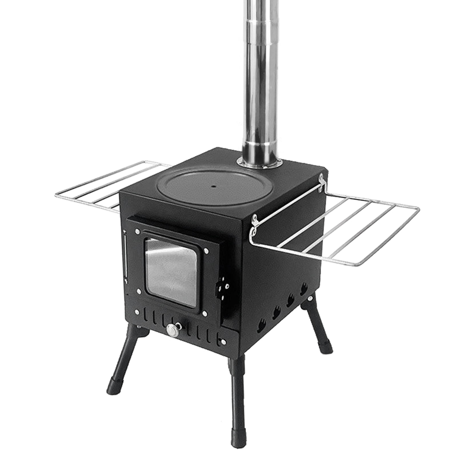 burning stove,Patio Campfire Ideal With Tent Fire Stove Firewood ...