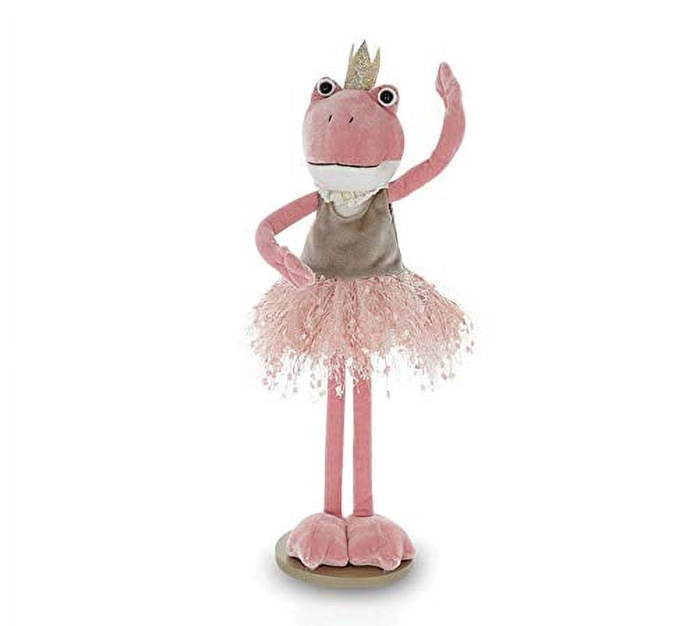 burton+BURTON 16" Ballerina Frog with Posable Arms Plush Figurine ...