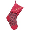burton+BURTON Red Tartan Plaid Ruffled Stocking - Walmart.com