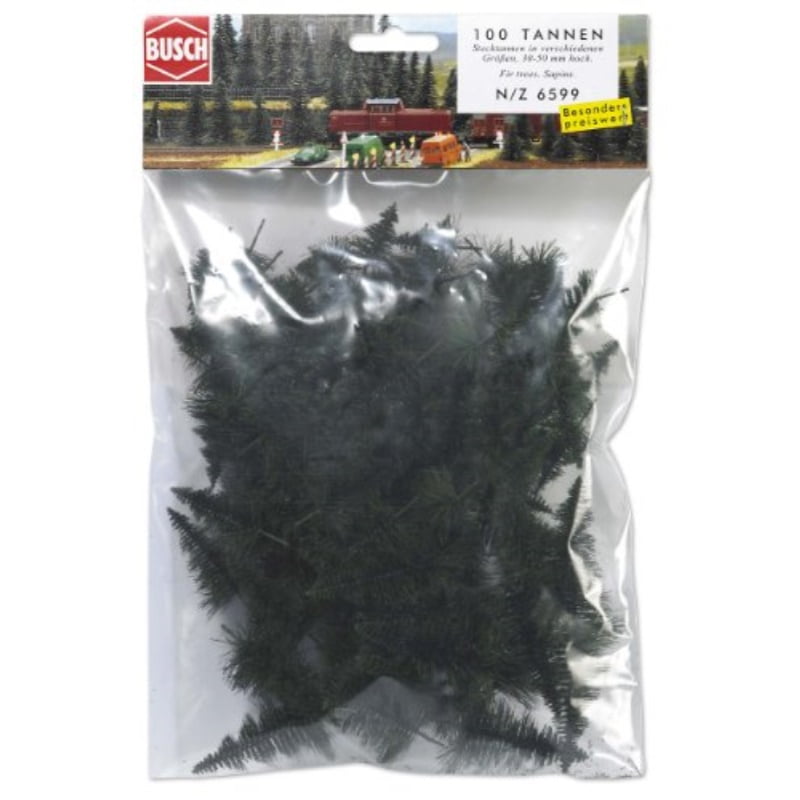 busch 6599 pine trees 3050mm 100/n scale scenery kit - Walmart.com