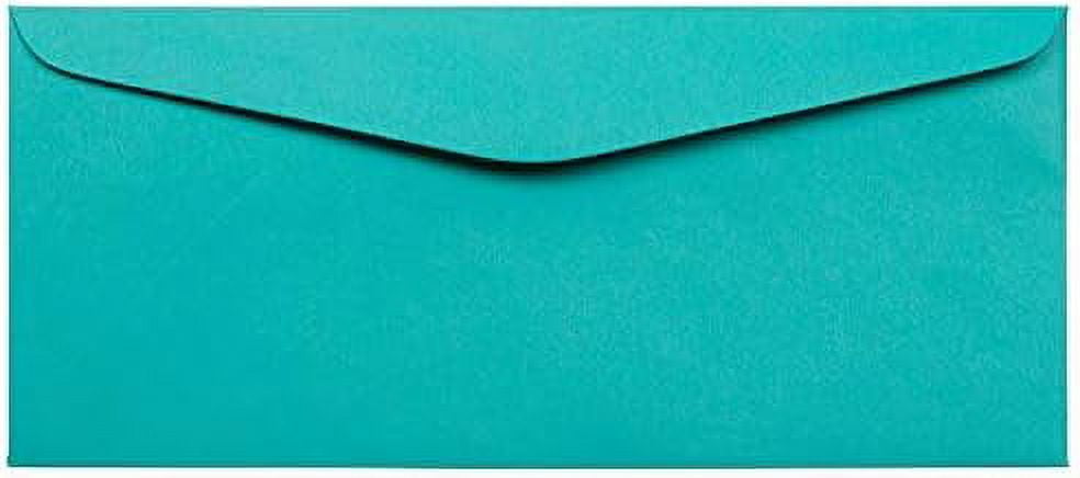 business colored envelopes - 3 7/8 x 8 7/8 - sea blue recycled - bulk ...
