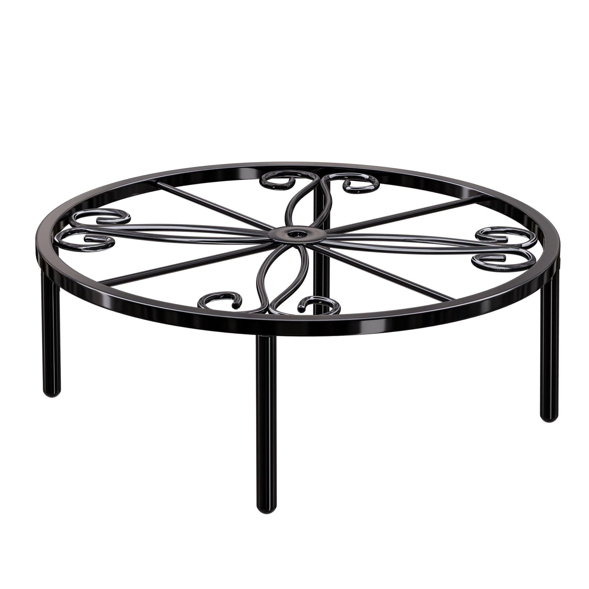 bussdis 10.24IN Short Plant Stand-Heavy Duty Flower Pot Stand, Potted ...