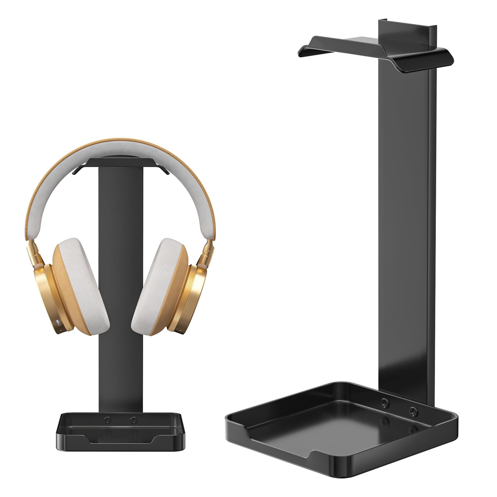 bussdis Headphone Stand Metal Headset Stand: Upgraded Stability Headset ...