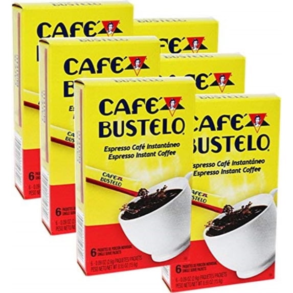 bustelo instant coffee 6 single serve packets.pack of 6 - Walmart.com