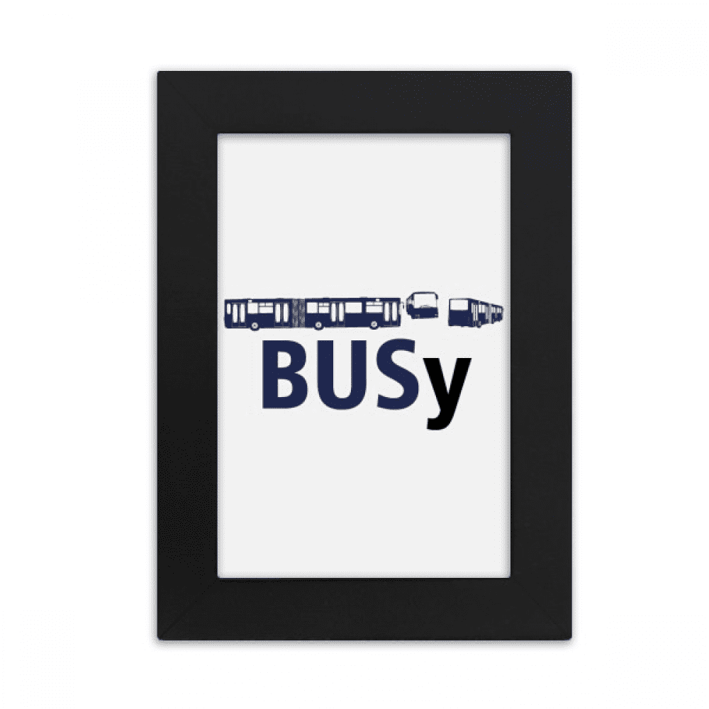 busy public transport bus desktop photo frame picture display art ...