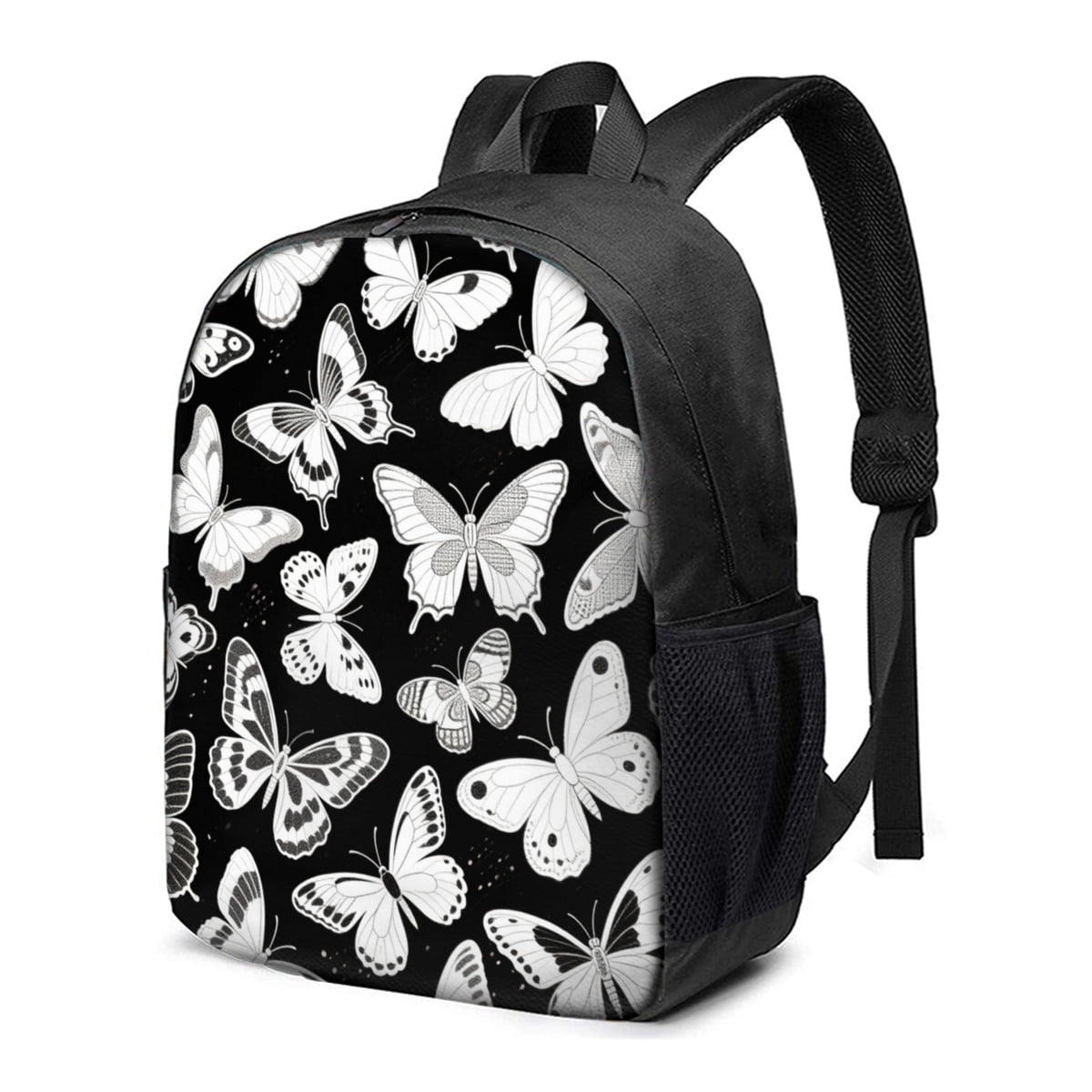 butterfly Cartoon single layer backpack, cute laptop casual travel ...