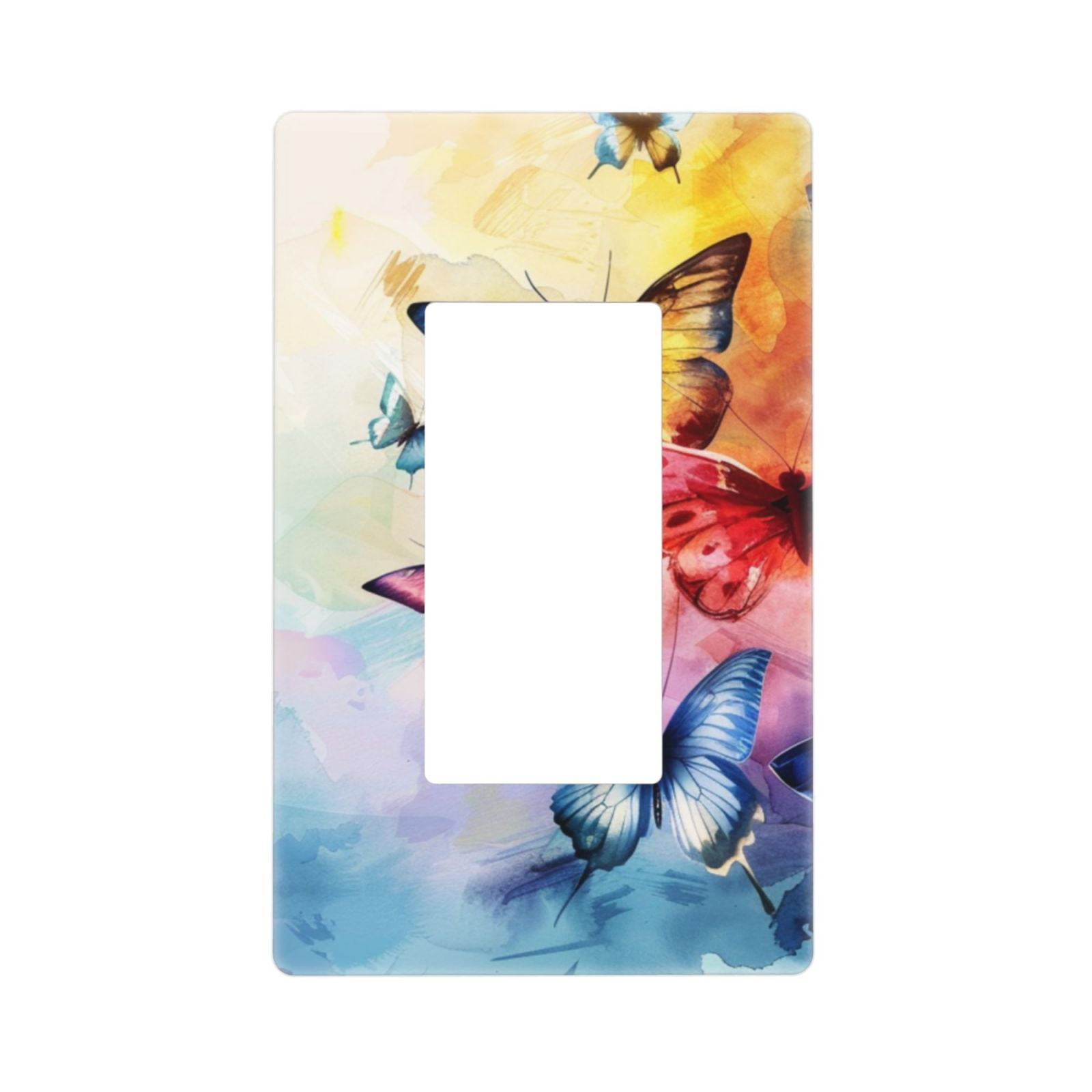 butterfly watercolor Switch Cover Decorative Wall Plate / 1-Gang ...