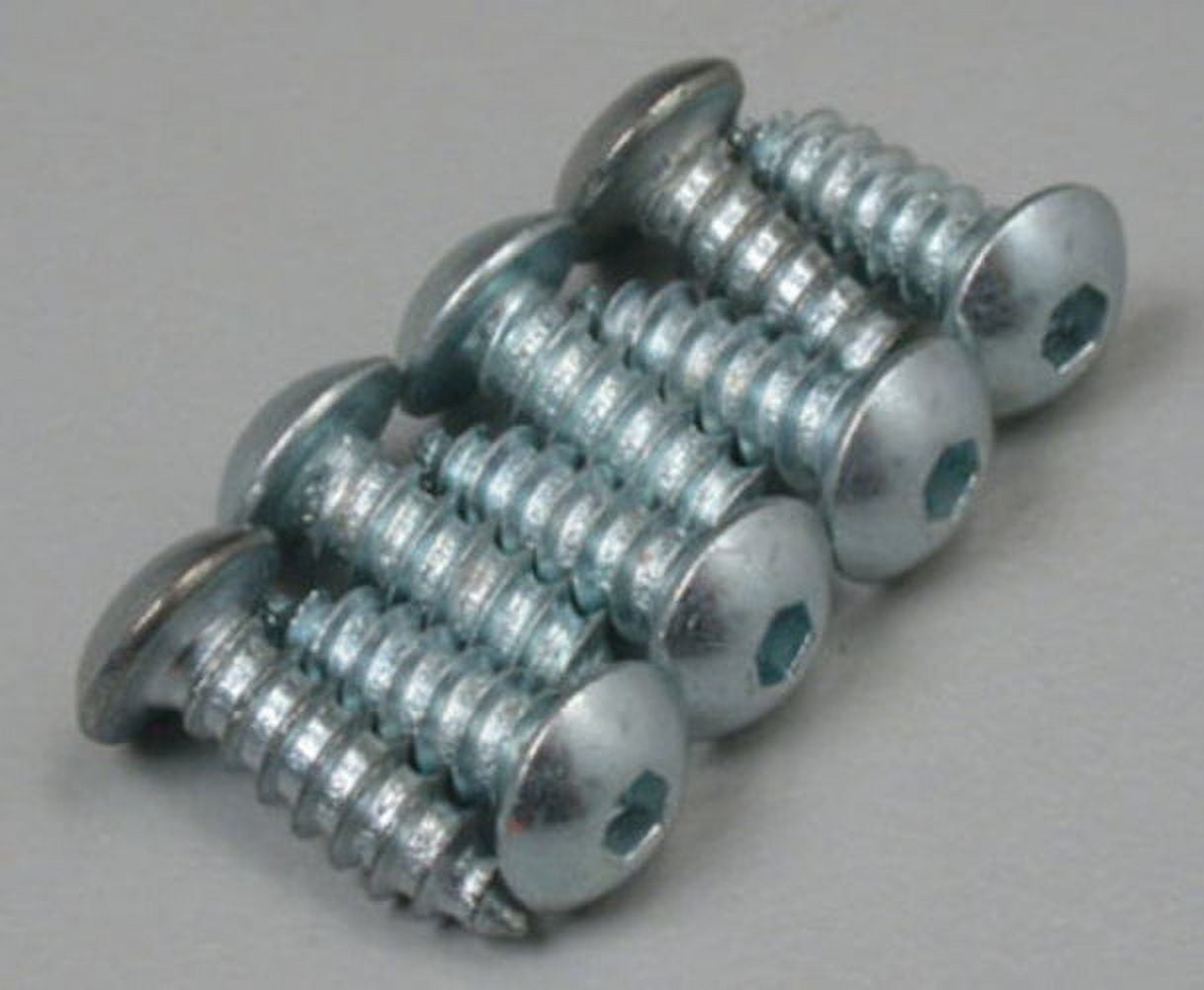 Great Planes Button Head Sheet Metal Screws 8 x 1/2" (8) GPMQ3136 ...