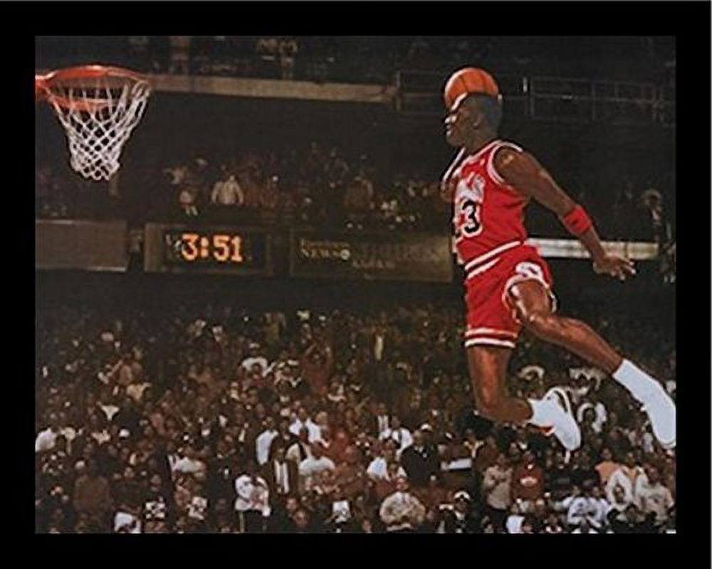 Michael Jordan Dunk Contest Poster