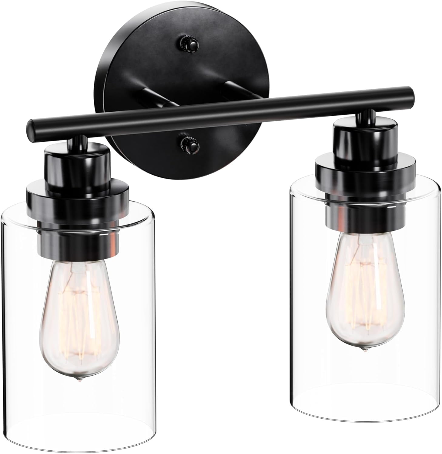 bvuoibou 2 Lights Bathroom Vanity Light Fixture Over Mirror Brushed ...