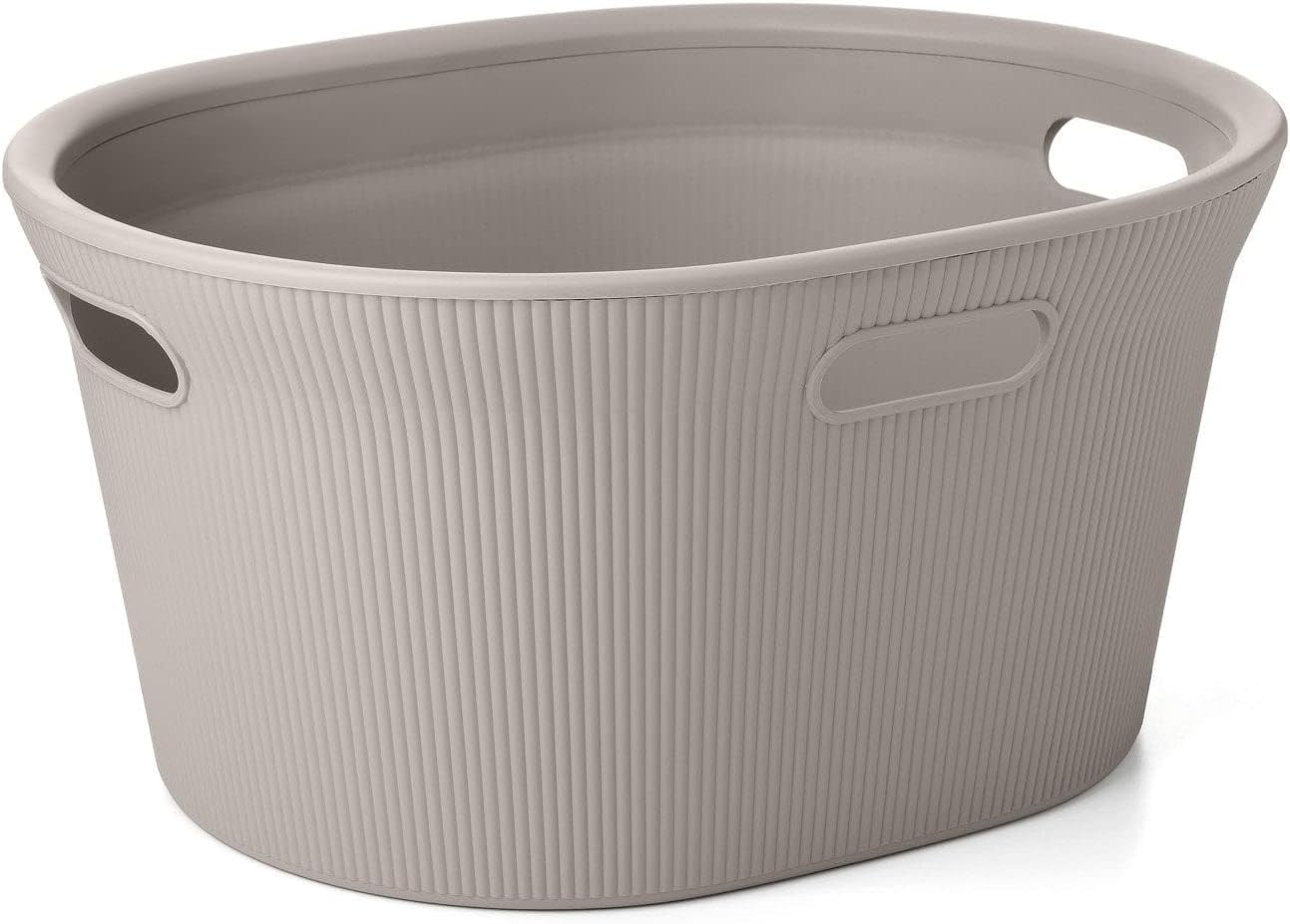 bvuoibou Baobab Laundry Basket 35L Capacity BPA-Free Polypropylene 3 Handles Taupe - Walmart.com
