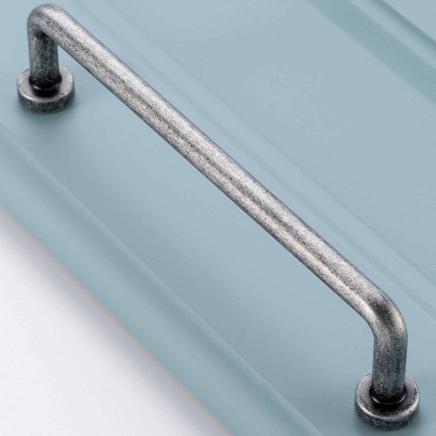 bvuoibou Matte Black Footed Round Knobs Kitchen Cabinet Pull Handles ...