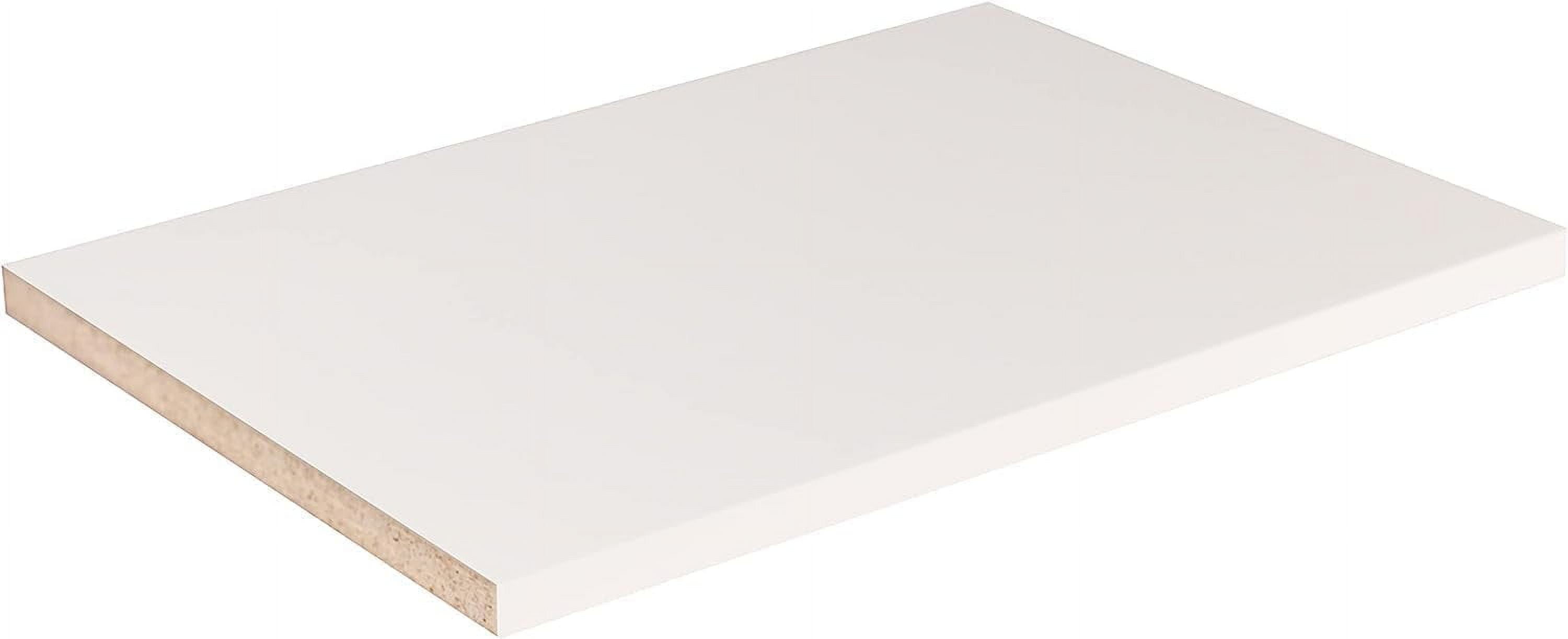 bvuoibou White Cabinet Shelves Melamine 1/2'' Thick Custom Cut to Size ...