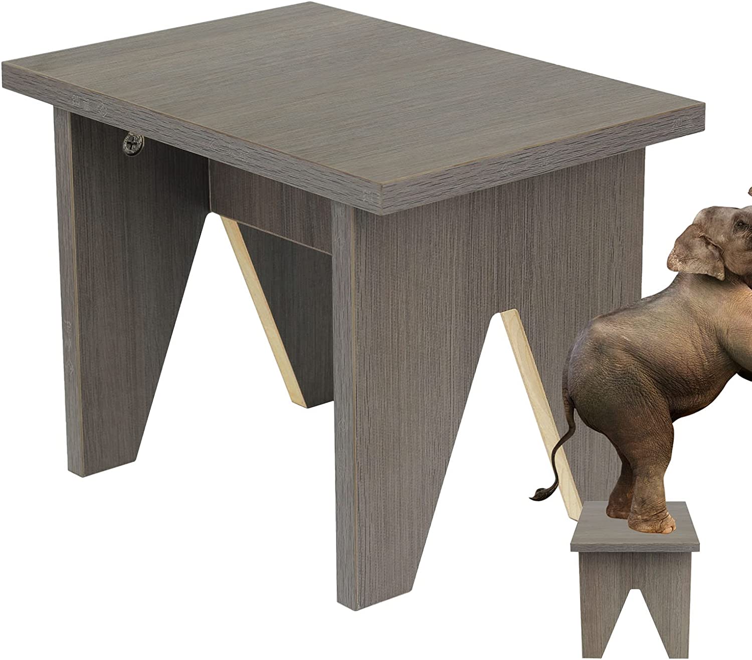 bvuoibou Wooden Step Stool for Adults - Stepping Stool - Small Foot ...