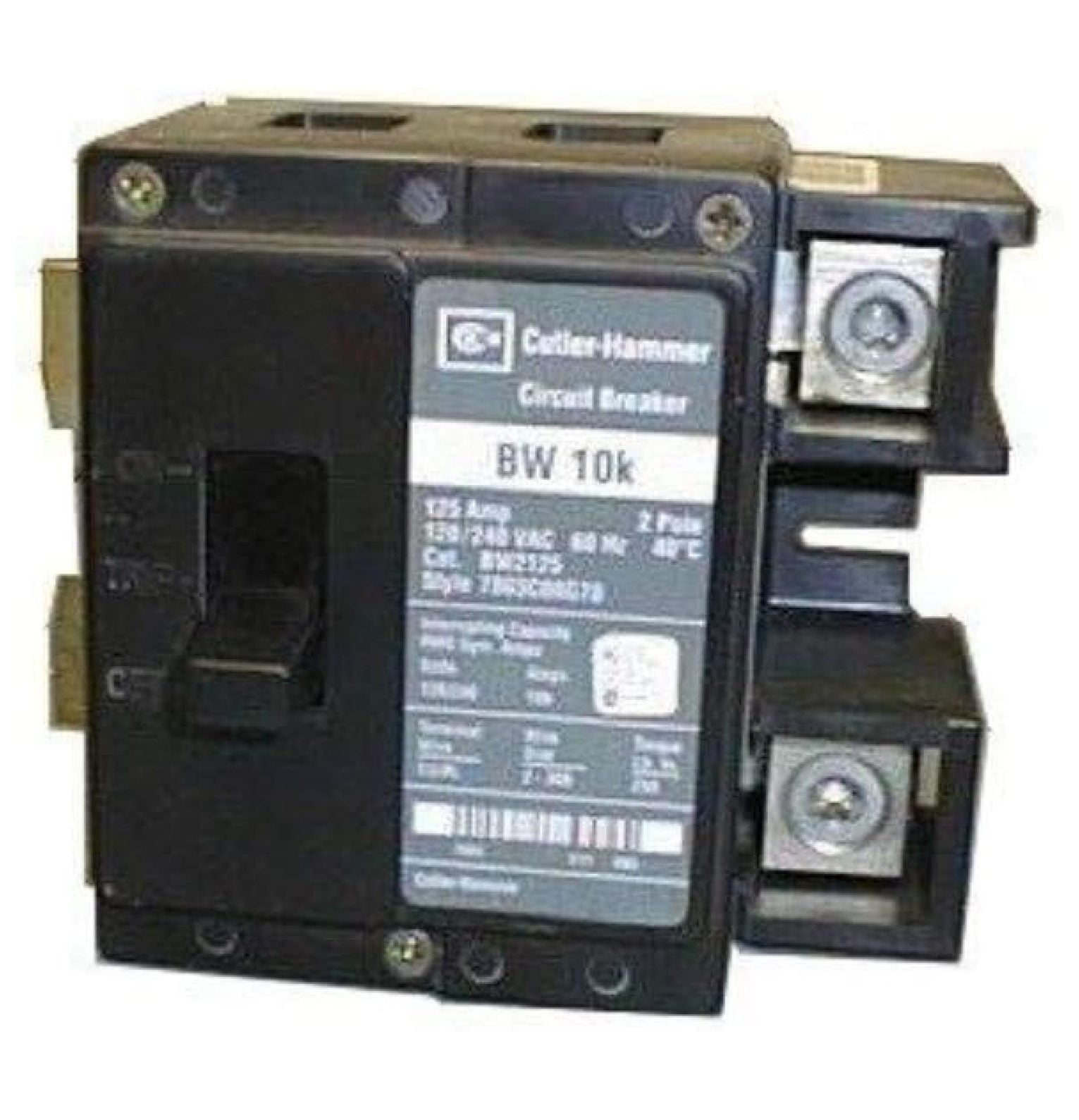 bw2175 2 pole 1 Phase Circuit Breaker 175 Amps Bolt-on BW Series, type ...