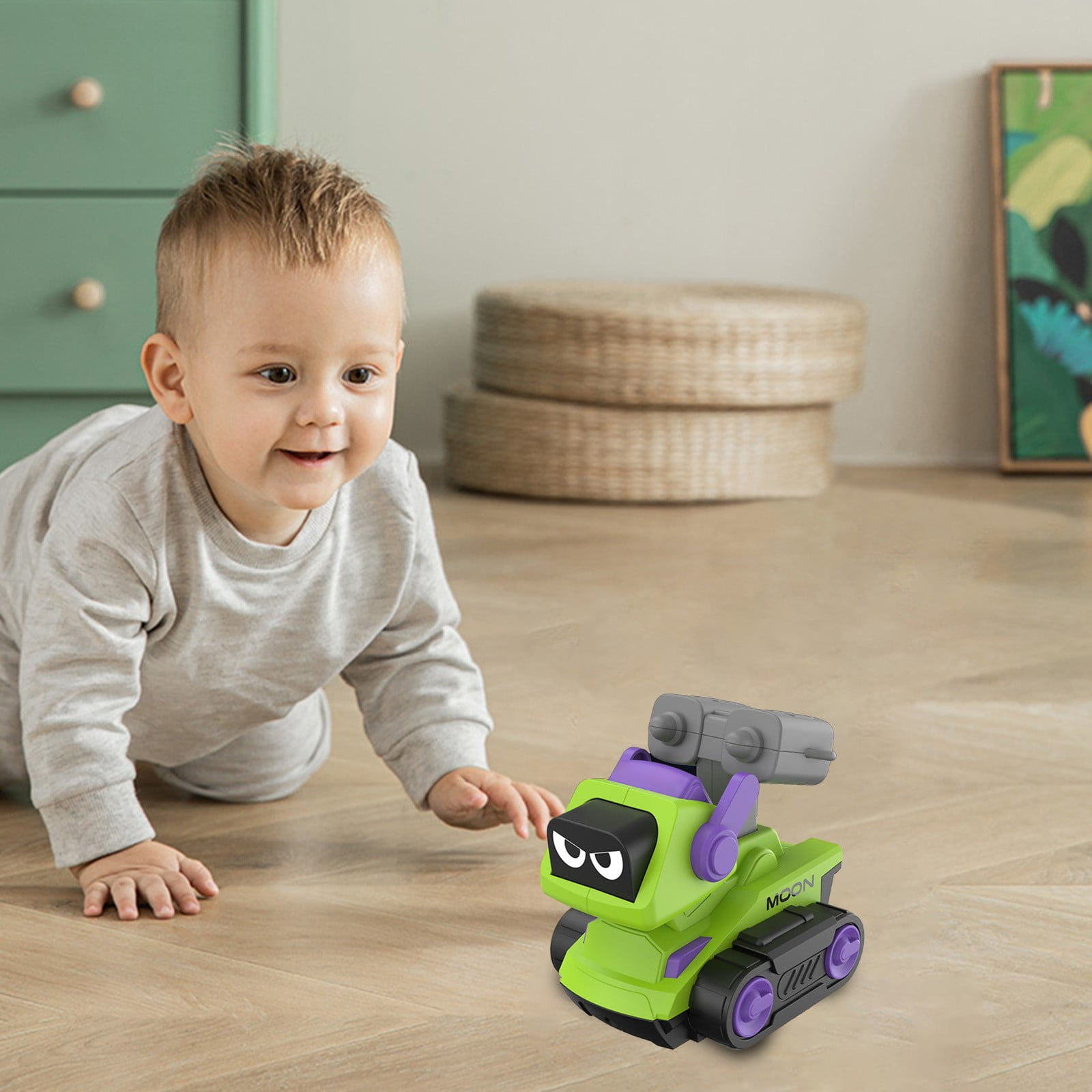 bxhwj Inertia Toy Early Educational Toddler Baby Toy, Friction Powered ...