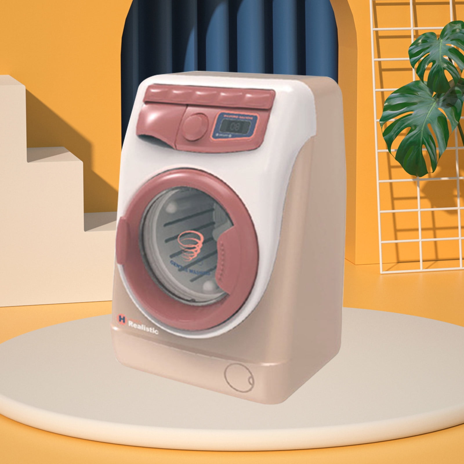 bxhwj Play Pretend Kitchen Appliances, Kids Washing Machine Toy ...