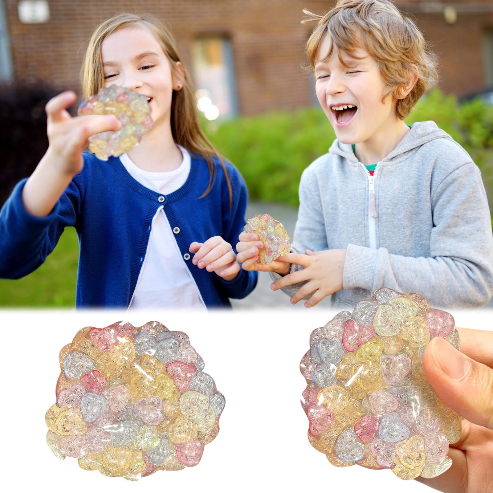 bxhwj Popping Beads Stress Relief Sensory Toy for Kids Teens Adults ...