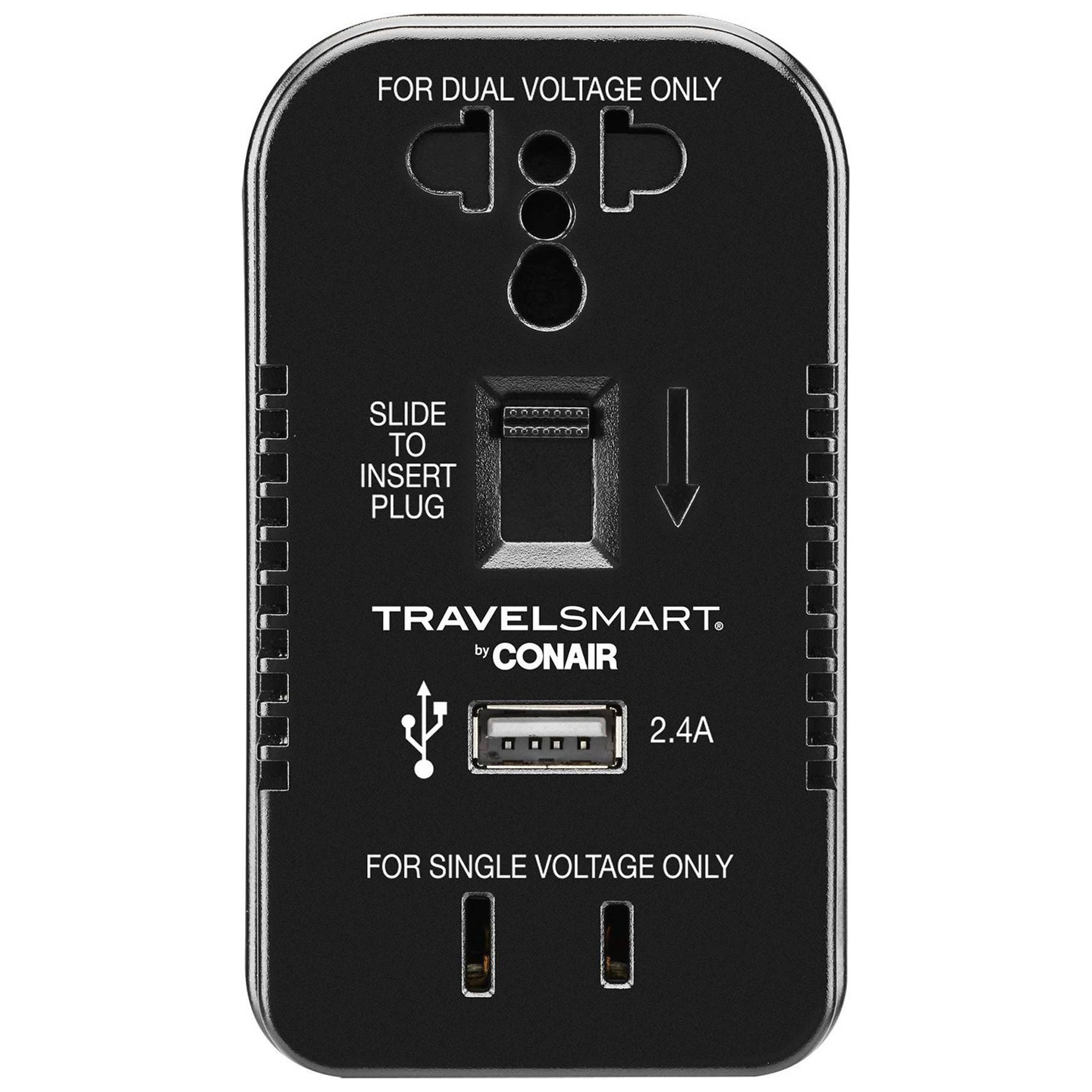 by Conair 2 Outlet Converter Set with USB Port - Walmart Business Supplies