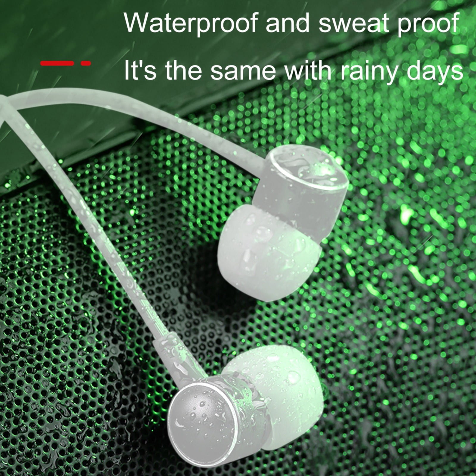 by Daylight Wired Headphoes With Microphone In Ear Round Hole Mini ...