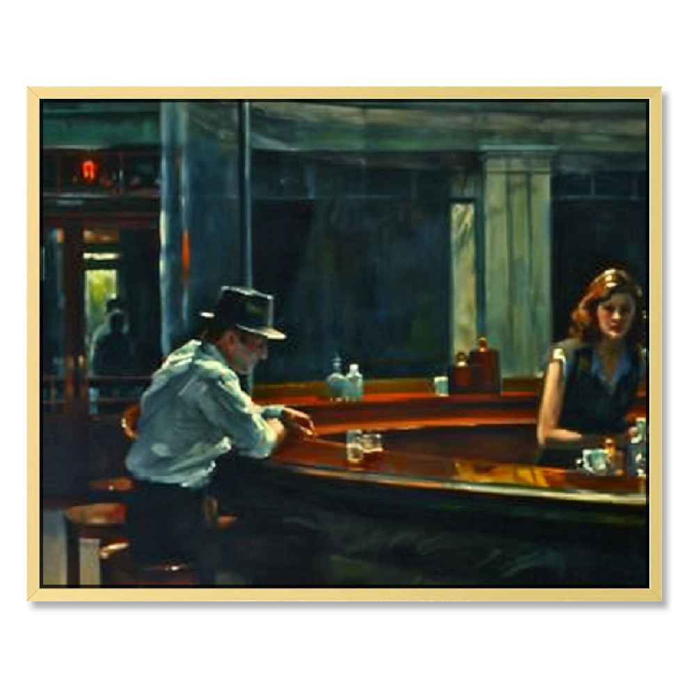 - by Edward Hopper Oil Painting Reproduction Wall Art Canvas Prints ...