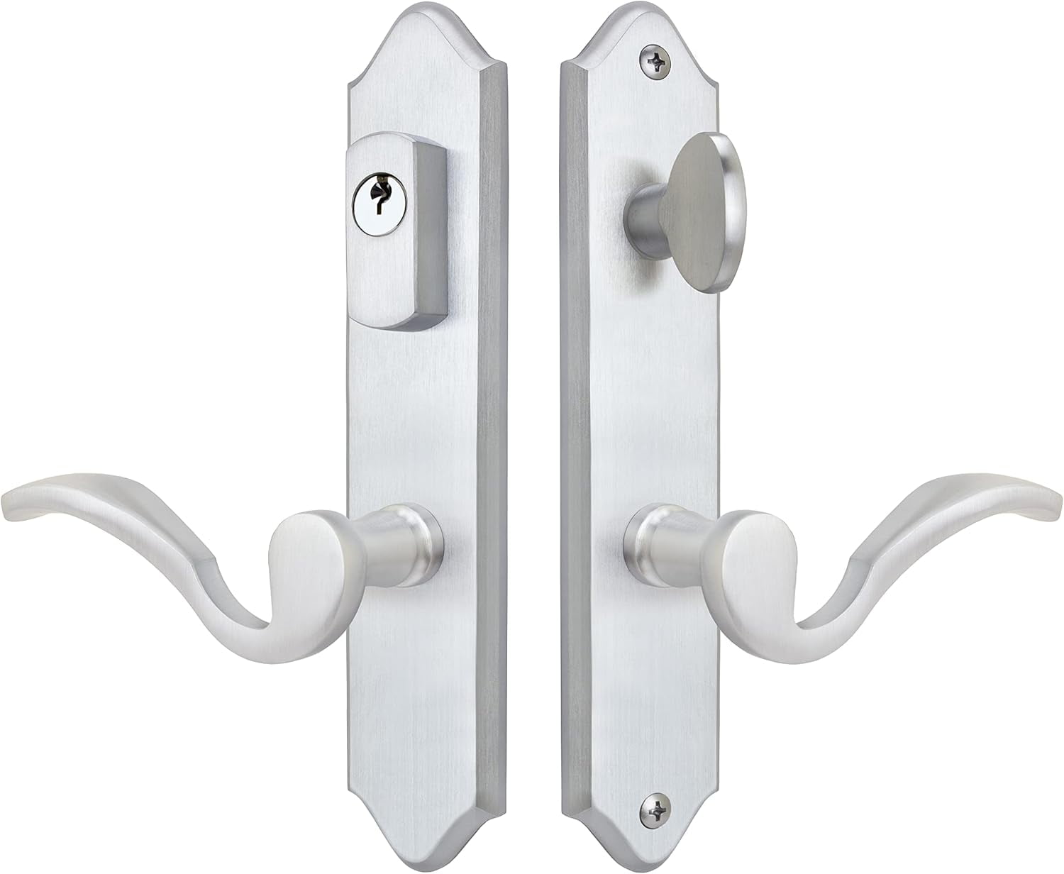 by FPL- Solid Brass Active Trim Lever Set for Multipoint Lock, SC1 ...
