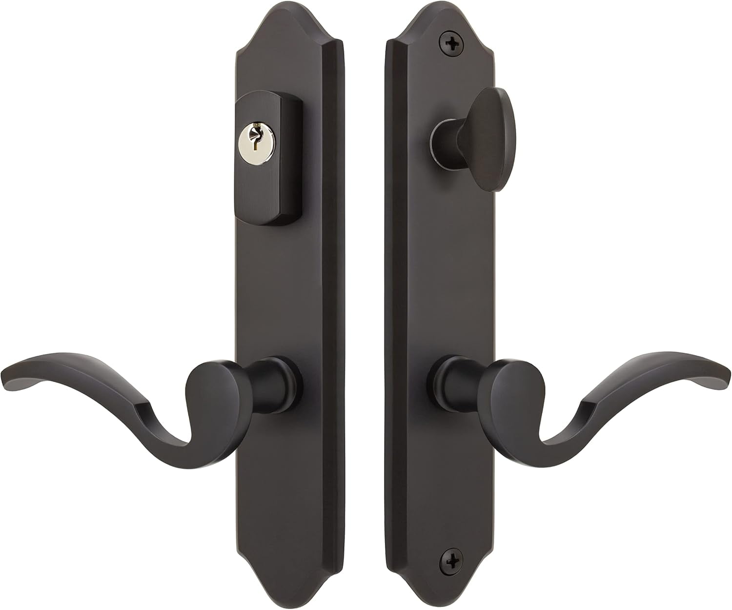 by FPL- Solid Brass Active Trim Lever Set for Multipoint Lock, SC1 ...