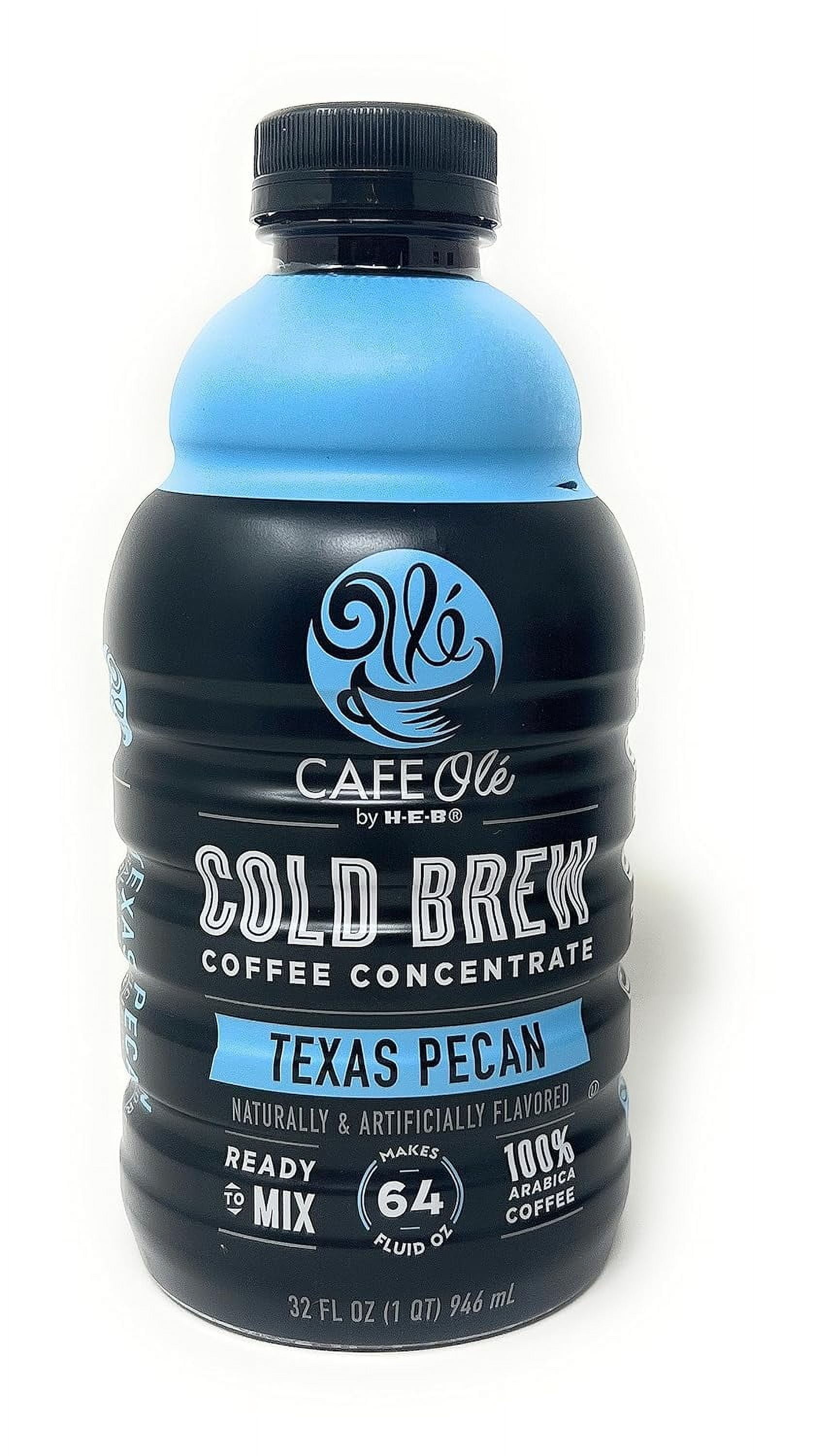 H-E-B Texas Pecan Cold Brew - 32oz Caramel & Pecan for Office - Walmart ...