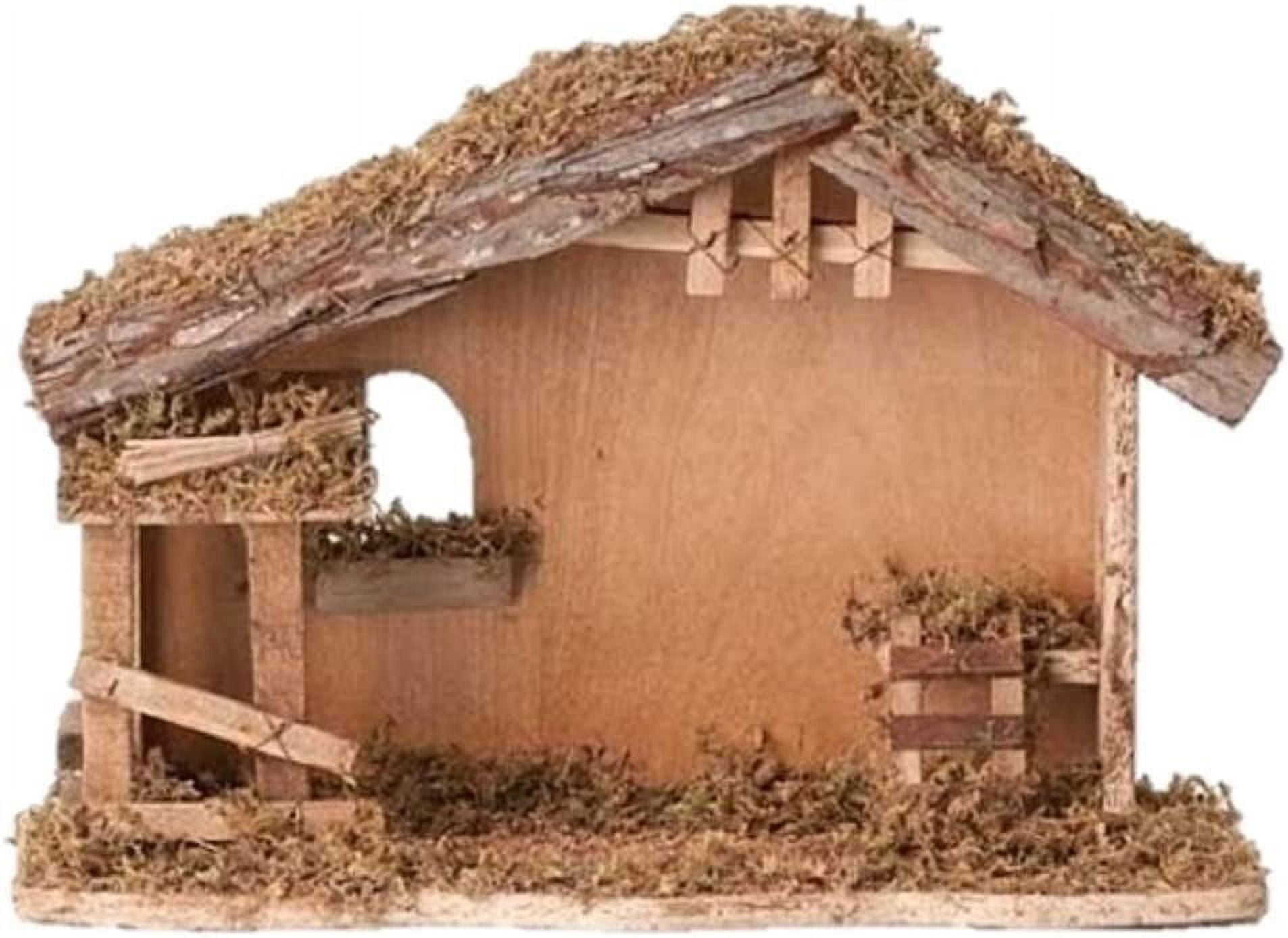 by , Stable with a Ladder, 5" Collection, Nativity Stable - Walmart.com
