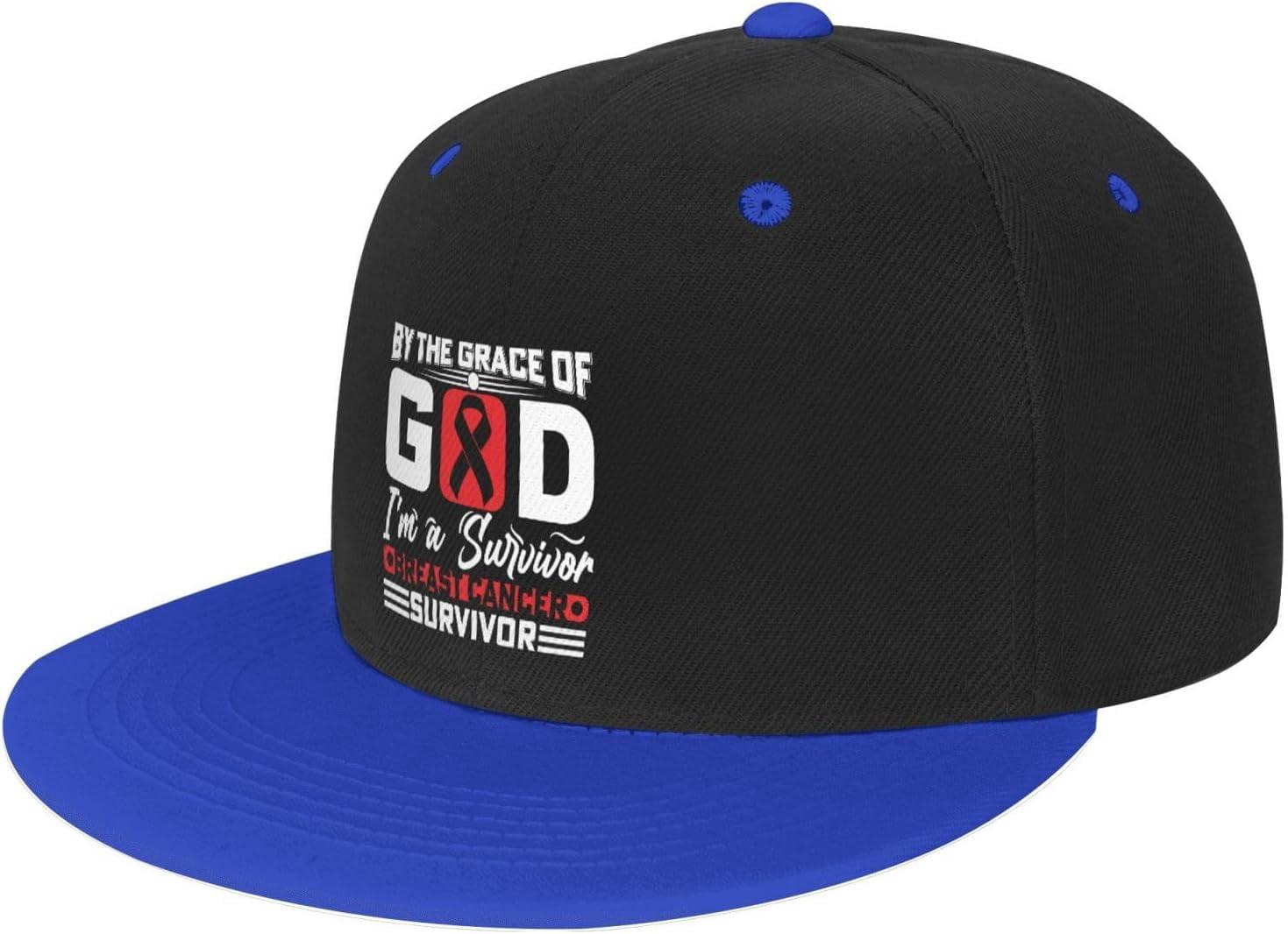 by The Grace of God I-M A Survivor Breast Cancer Survivor Baseball Cap ...
